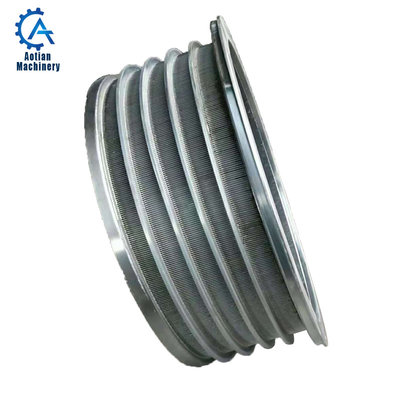 Paper Pulp Making Machines Stainless Steel Pressure Screen Basket For Paper Mill