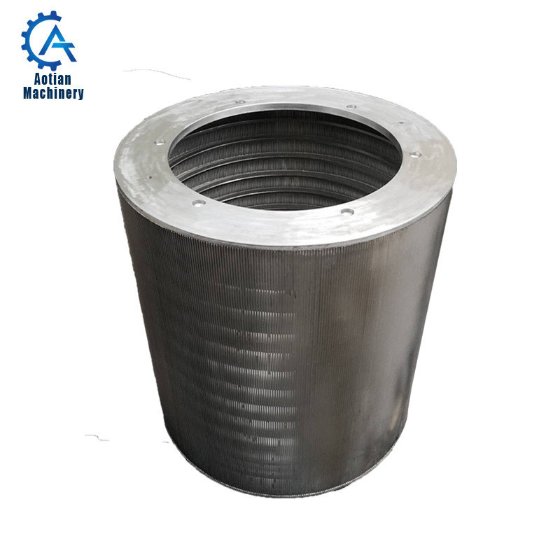 Paper Pulp Making Machines Stainless Steel Pressure Screen Basket For Paper Mill