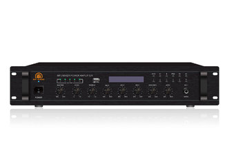 China RH-AUDIO PA System 100V Amplifier With MP3 Player and FM Tuner supplier