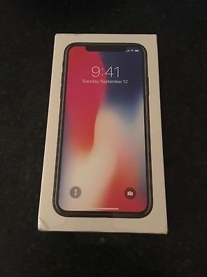 Iphone X 256gb Factory Sealed (space Grey )