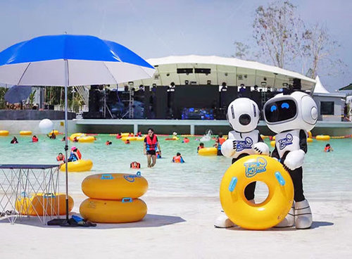 последний случай компании о Трек Waterpark трубки в Таиланде