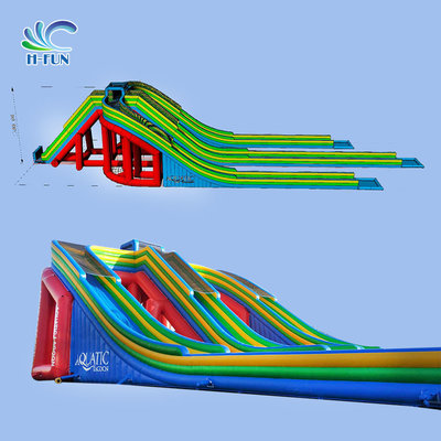 Сверхмощная гигантская водная горка надувные тобоганы de agua toboggan gonflable