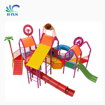 Water park toy pirate boat ship with slide pirate ship playground