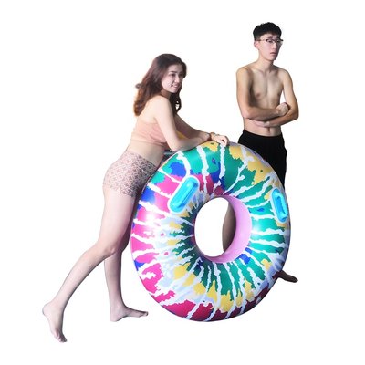 Inflatable single water park tube waterpark single slide tubes lazy river pool floater