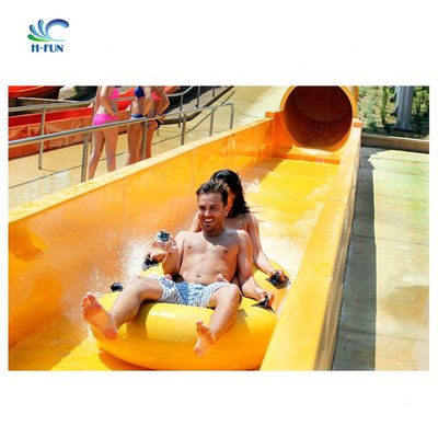Big sale Two person water park fiberglass slide double tube