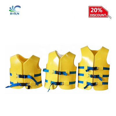 Vinyl Coated NBR Foam Water Park Life Vest Soft Durable