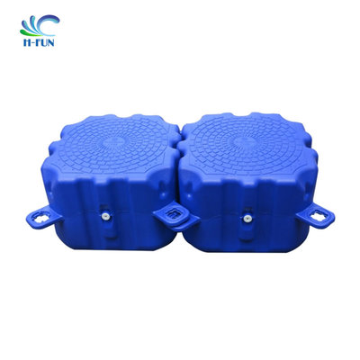 Двойной двойной пластиковый плавая понтон, поплавки молы HDPE пластиковые