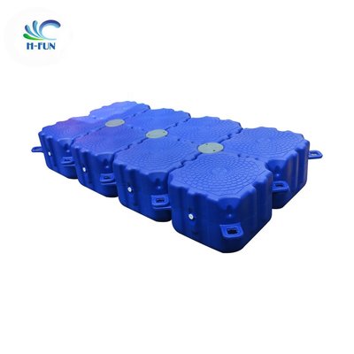 Сверхмощный пластиковый плавая понтон, понтон голубого Hdpe плавая