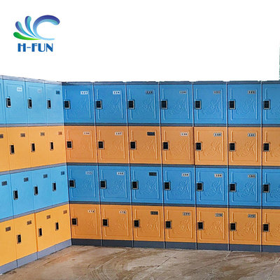 Blue High Tension ABS Plastic Custom Gym Lockers Assembly 20mm / 30mm