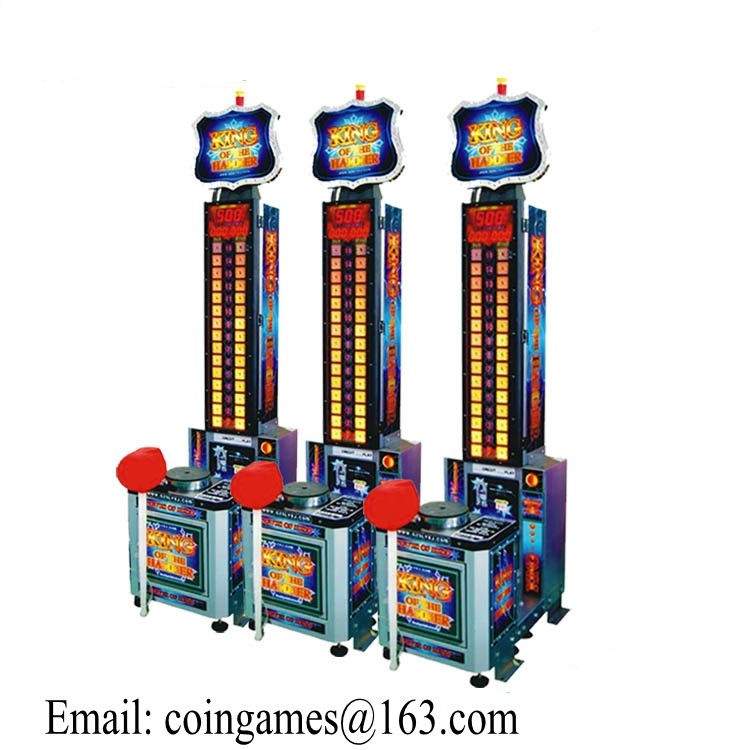 Amusement Equipment King of the Hammer Hit Arcade Coin Operated Lottery Tickets Redemption Games Machine