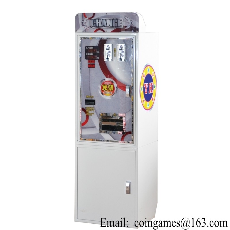 Amusement Equipment Arcade Currency Exchange Token Changer Coin Change Machine