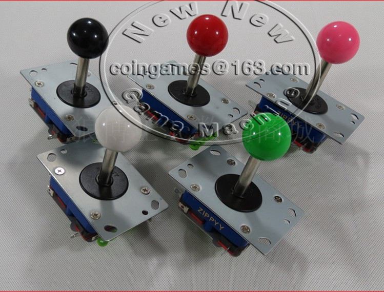 Amusement Cabinet Games Machine Parts Accessory 2/4/8 Way Long Shaft Zippyy Zippy Arcade Joysticks Fighting Stick