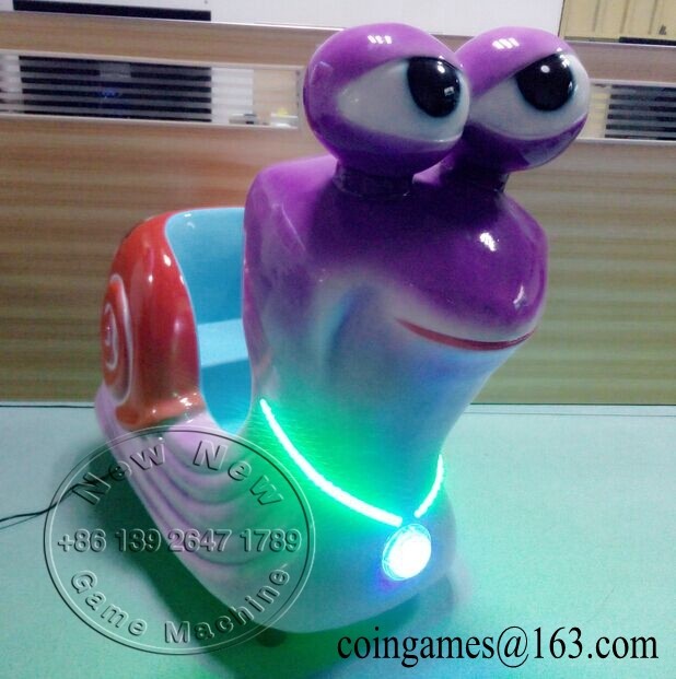 Funfair Snail Animal Coin Operated Kiddie Rides