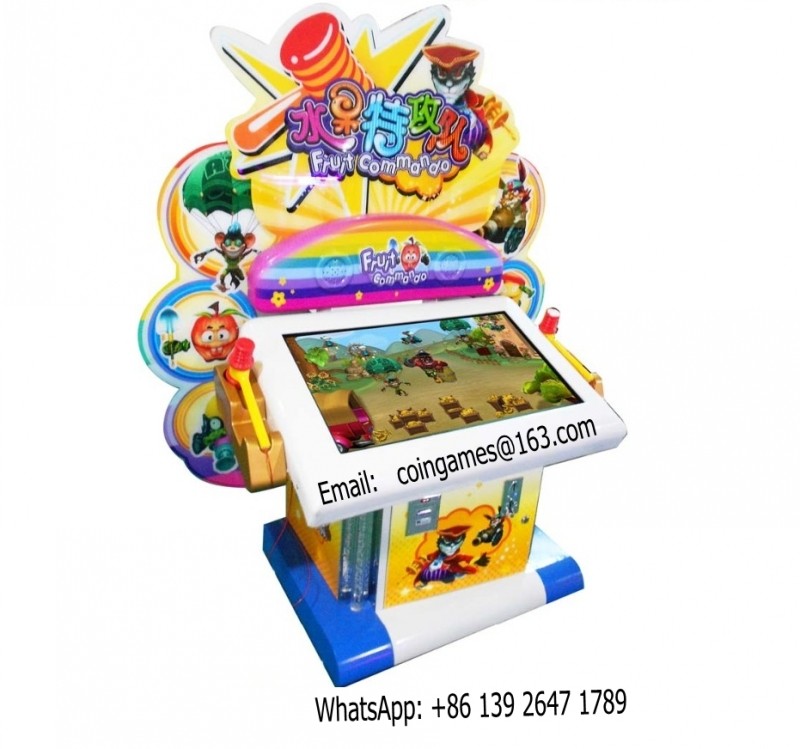 Hammer Fruit Attack Kid Coin Operated Redemption Game Machine