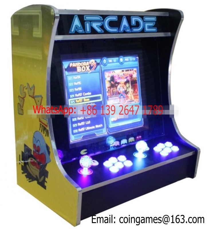 With [520 In 1 Games ], Coin Pusher Small Mini Cute Video Arcade Cabinet Game Machine For Sale