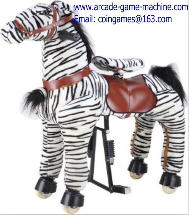 Mechanical Animal Kids Zebra Horse Ride For Sale