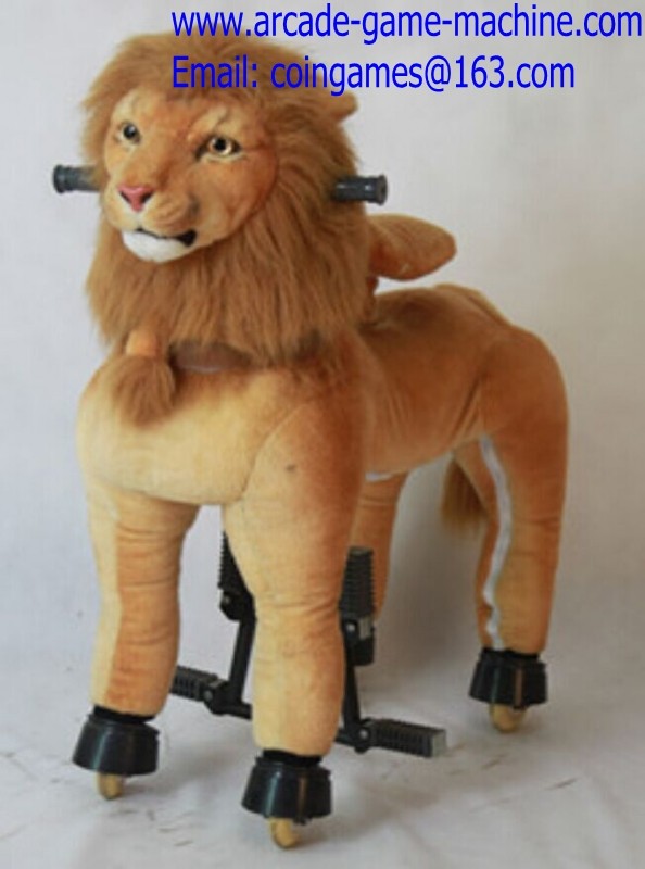 Children Amusement Park Equipment Mechanical Children Animal Lion Kiddie Rides Toy
