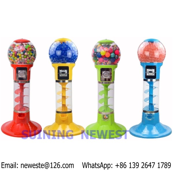 Tabletop Desktop Mini Coin Operated Gumball Capsule Toy Vending Machine