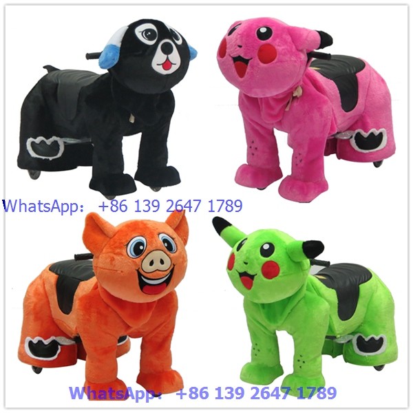 Token Coins operated zippy animal rides for mall and party