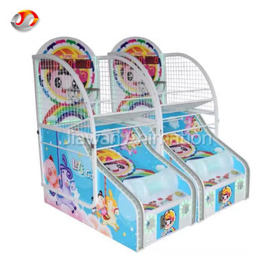 Electronic Sunflower Basketball Arcade Machine 100KG Weight 55W Power