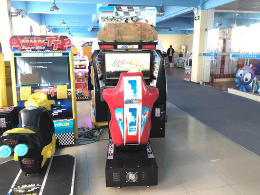 32" HD LCD Outrun Arcade Car Racing Machine / Video Game Machine 15 Rounds