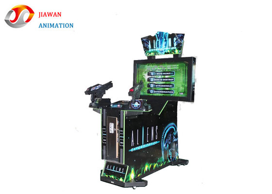 Two Gun Aliens Simulator Game Machine / Shooting Game Machine For Game Center