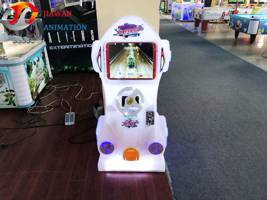 Children Racing Arcade Machine Rotational Moulding Material Stand Up Arcade Games