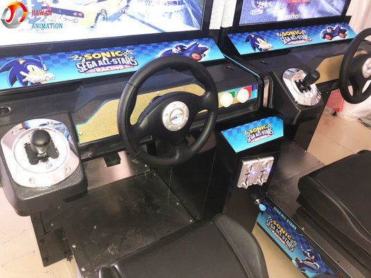3D Outrun Racing Simulator Game Machine 32" Lcd High Definition Screen
