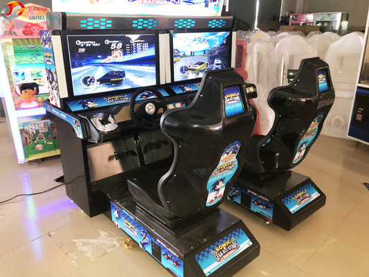 3D Outrun Racing Simulator Game Machine 32" Lcd High Definition Screen