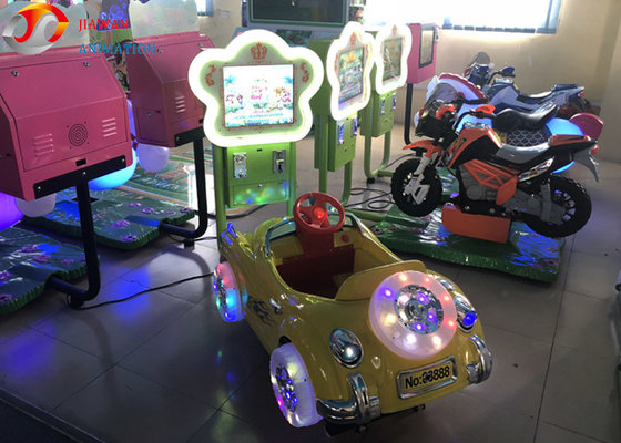 Bubble Car Type Coin Operated Kiddie Rides 17 Inches Display English / Chinese Version
