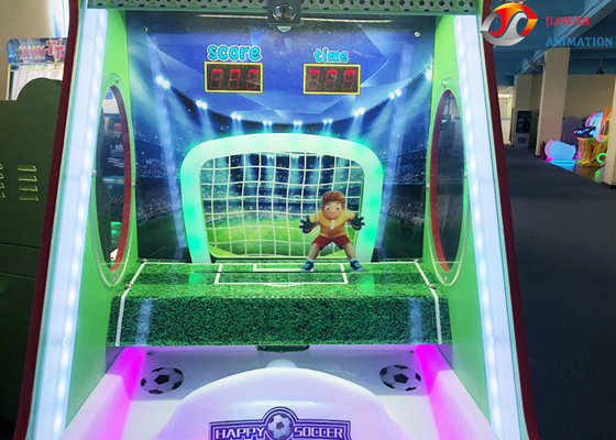 Happy Soccer 2 Redemption Game Machine With Green Color Wooden Material