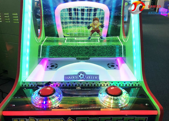 Happy Soccer 2 Redemption Game Machine With Green Color Wooden Material