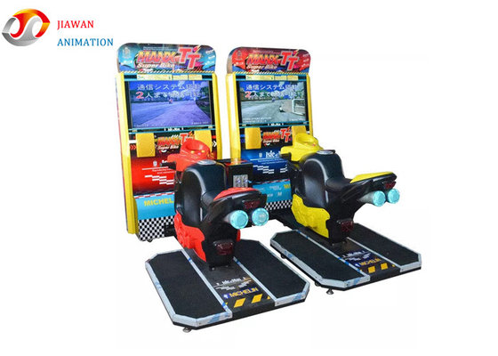 250W Power Racing Arcade Machine W200 X D200 X H160 Cm Size For Two Person