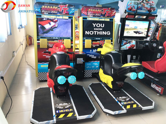 250W Power Racing Arcade Machine W200 X D200 X H160 Cm Size For Two Person
