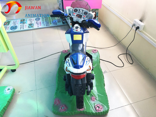 80W Power Coin Operated Kiddie Rides Motor Racing Kiddie Ride 19 Inches Display