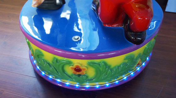 Interesting Two Person Coin Operated Kiddie Rides Carousel For Children