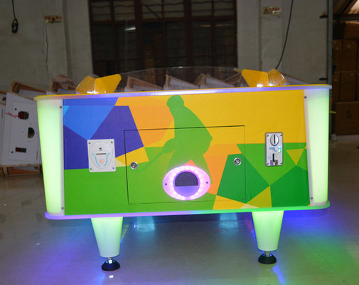 Amusement Park Home Air Hockey Table , Coin Operated Amusement Game Machine