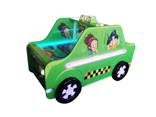 Green Color Amusement Park Equipment Bus Air Hockey Game For Shopping Mall