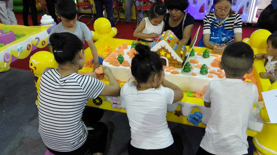 Kid Indoor Amusement Fiberglass Sand Table / Playground Entertainment Equipment