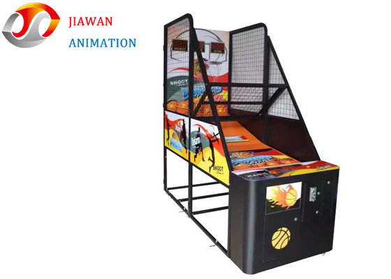 Indoor Basketball Arcade Machine Hardware Material W250 X D100 X H240CM Size
