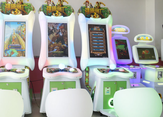 Temple Run Arcade Games Machines 32 Inches LCD 175 X 95 X 210CM Size With Chair
