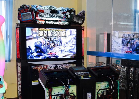 Razing Storm Simulator Game Machine / Computer Game Machine With Two Player