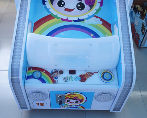 Indoor Basketball Arcade Machine Kids Playing Machines Firm And Durable Metal Cabinet