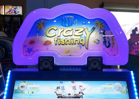 Crazy Fishing Fish Hunter Classic Arcade Game Machines 110 X 98 X 185 CM Size