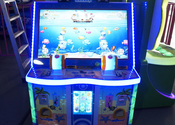 Crazy Fishing Fish Hunter Classic Arcade Game Machines 110 X 98 X 185 CM Size