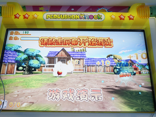 Percussion Knock Redemption Game Machine / Arcade Video Game Machines