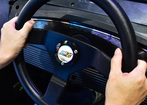 Initial D8 Simulator Game Machine Car Racing Game 32 Inches Display 300W Power