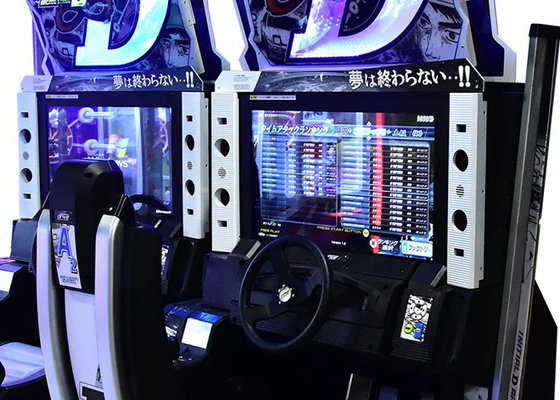 Initial D8 Simulator Game Machine Car Racing Game 32 Inches Display 300W Power