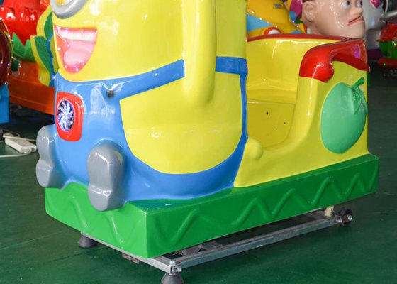 Fiberglass Material Coin Operated Kiddie Rides Swing Machine For Children