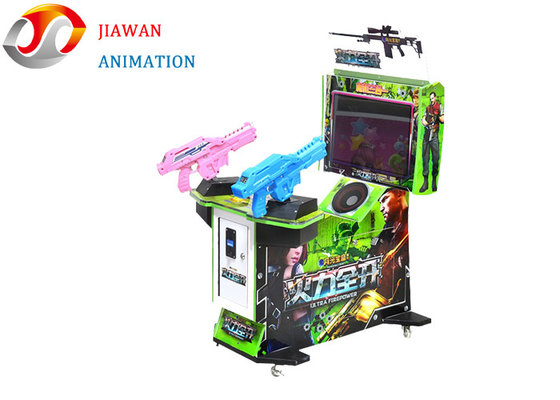 Three In One Shooting Game Machine / Amusement Arcade Machines Two Guns For Children